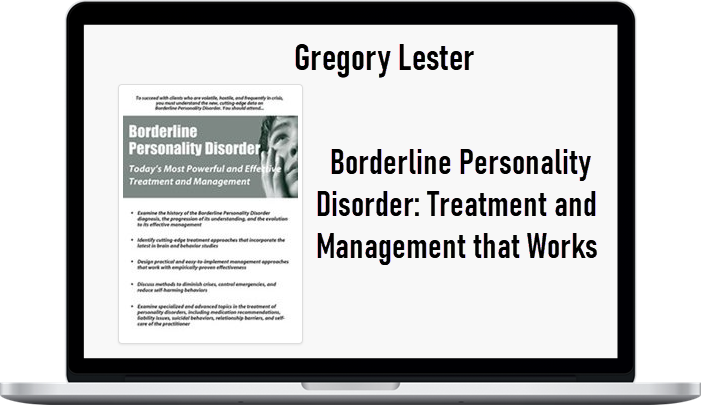Download Gregory Lester – Borderline Personality Disorder: Treatment ...